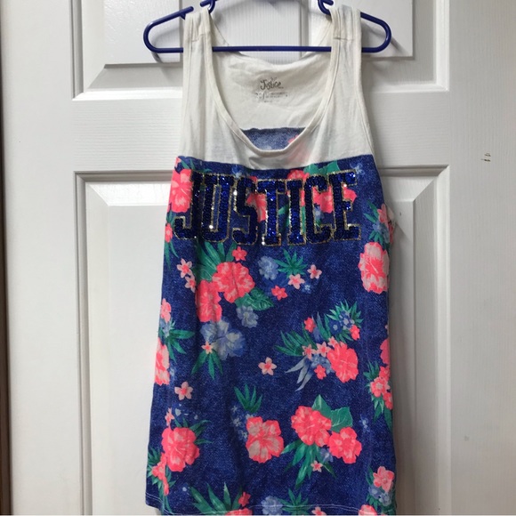 Shirts & Tops | Justice Girl 2 Tank Top Used Has Ball And Stains On ...